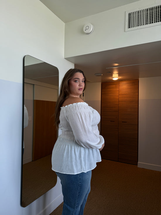 Plus Size Off The Shoulder Boho Top – 2020AVE