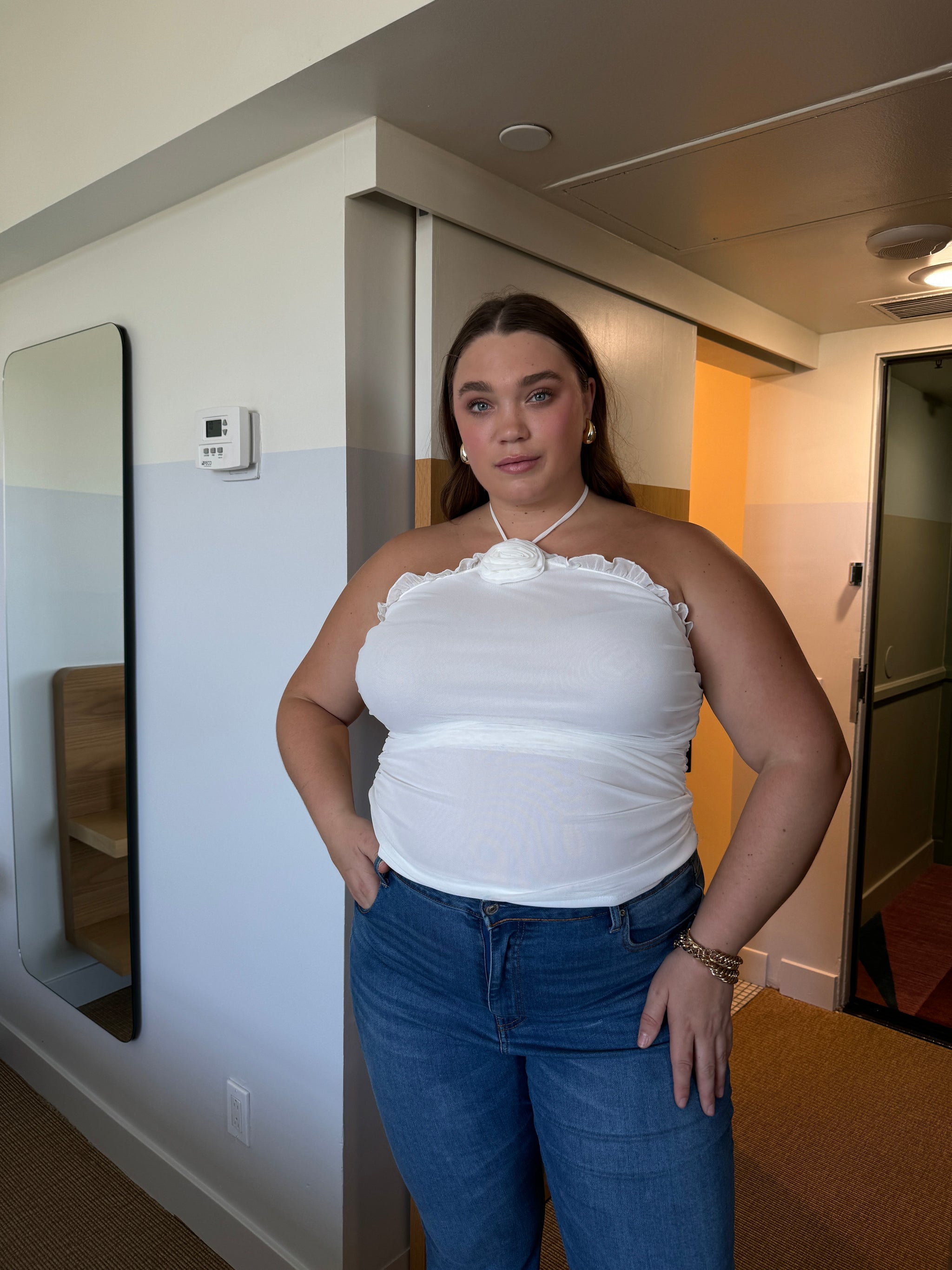 Plus Size Rose Halter Top – 2020AVE