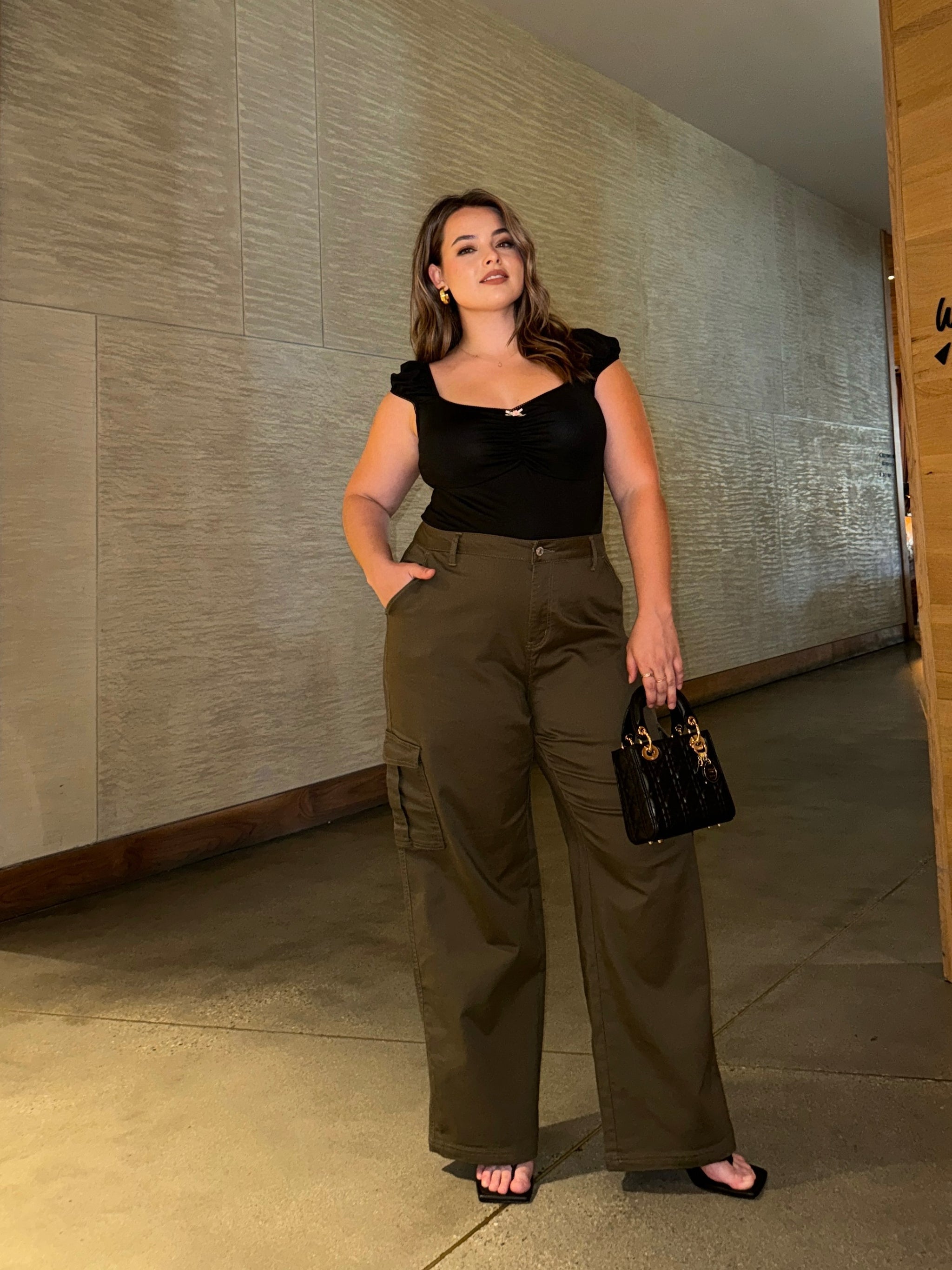 Plus Size Baggy Stretch Cargo Pants – 2020AVE