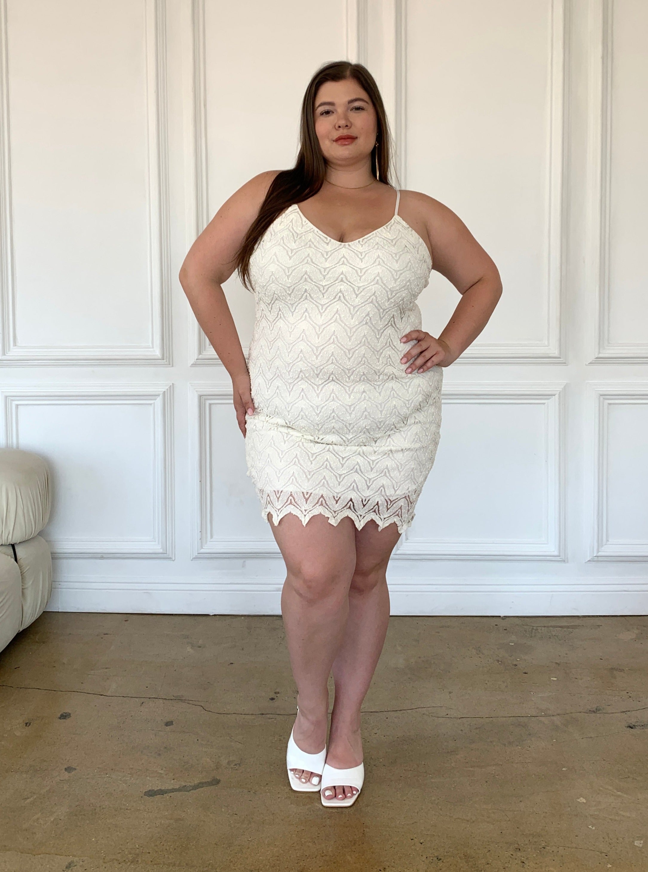 Plus Size Lace Bodycon Dress – 2020AVE