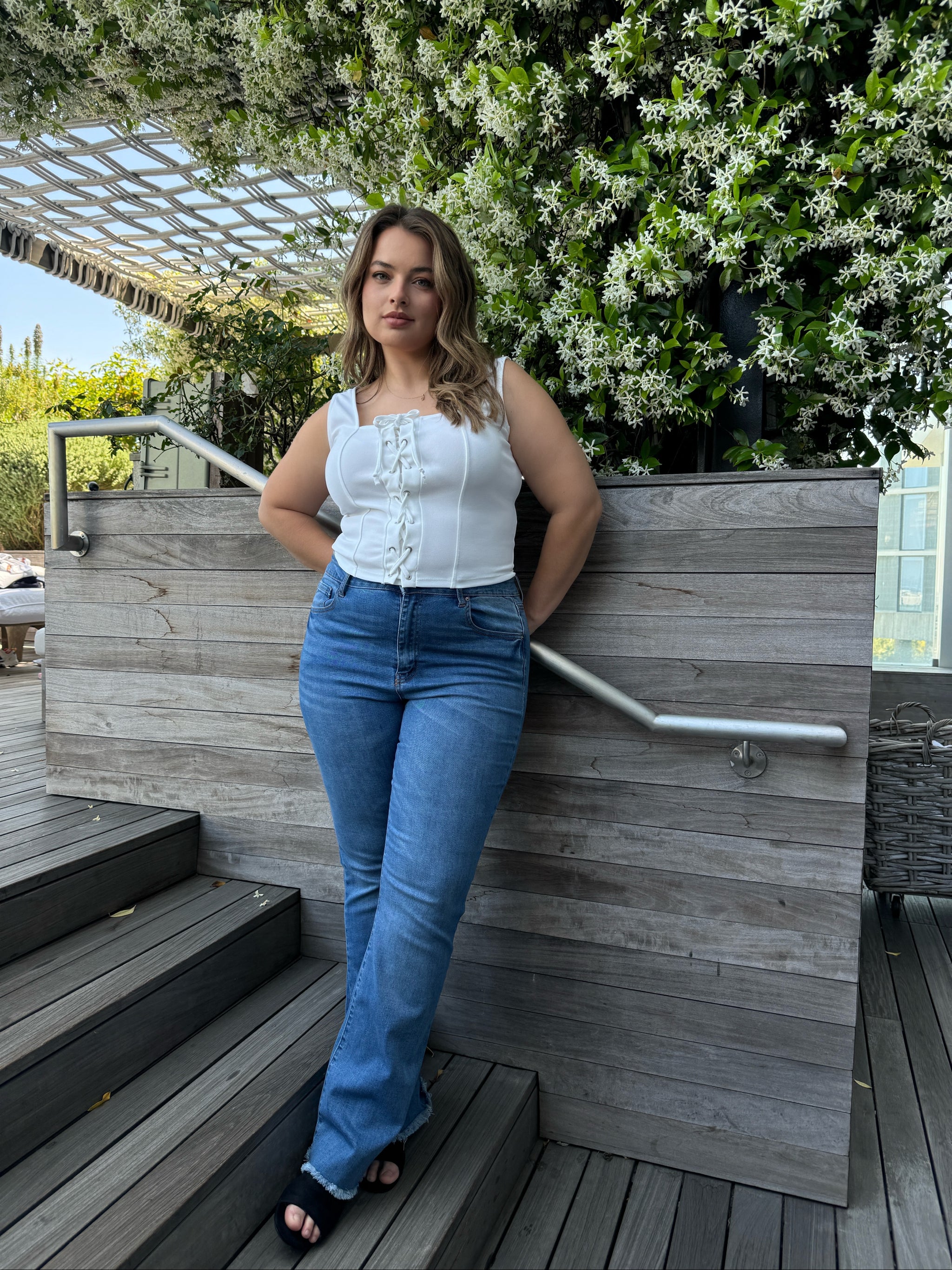 Plus Size Lace Up Bustier Top – 2020AVE