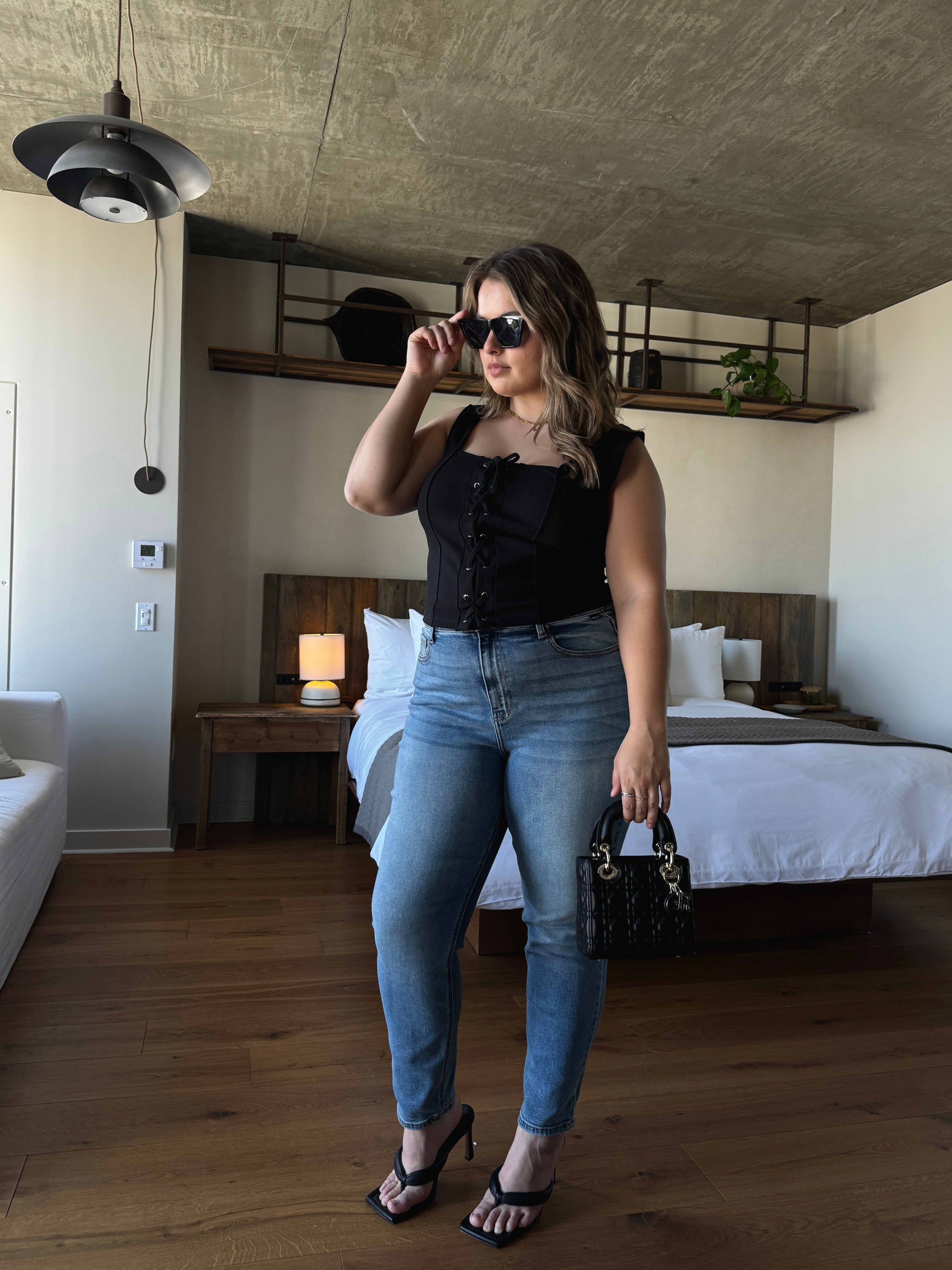 Plus Size Lace Up Bustier Top – 2020AVE