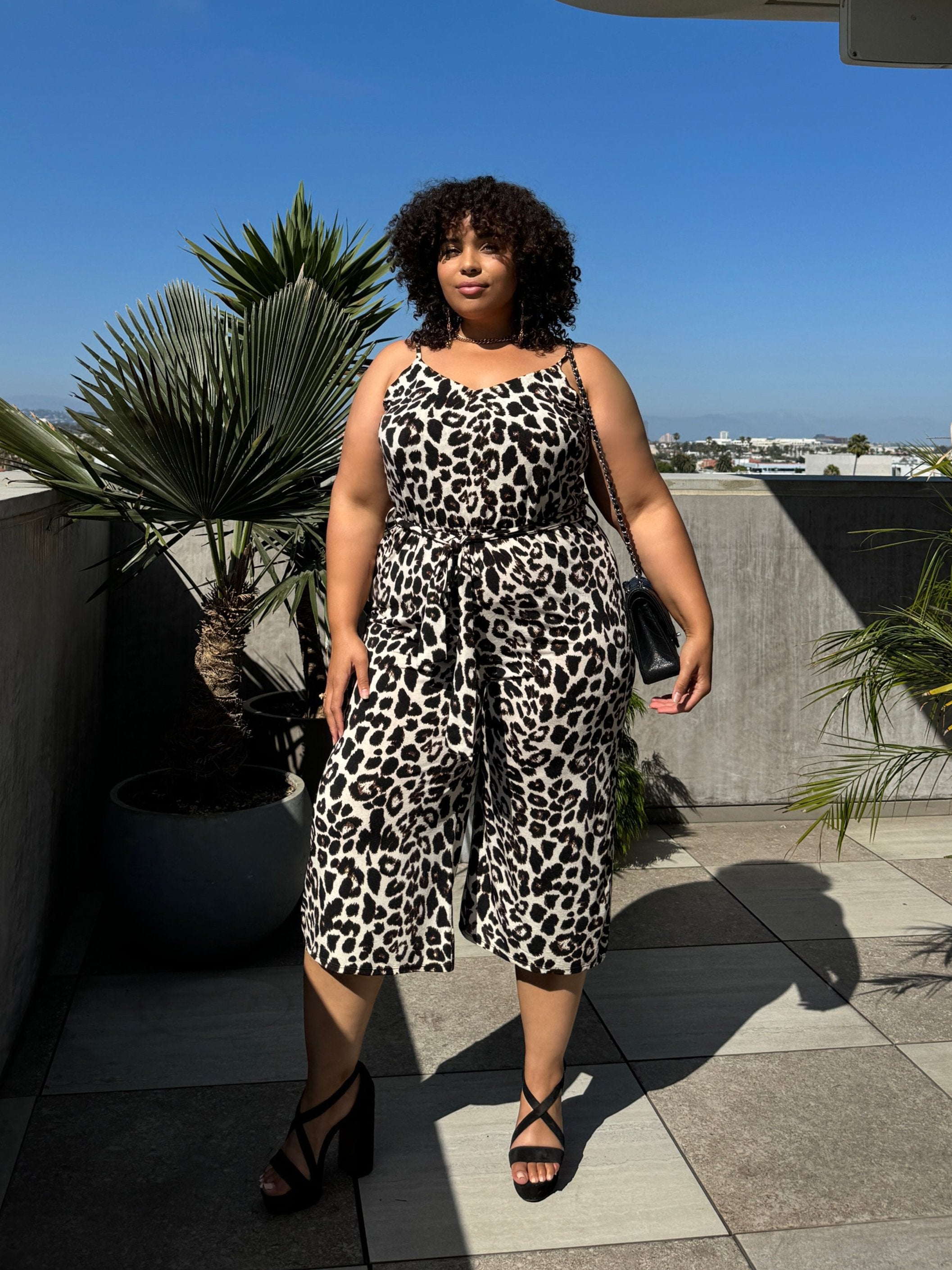 Plus Size Leopard Print Jumpsuit – 2020AVE
