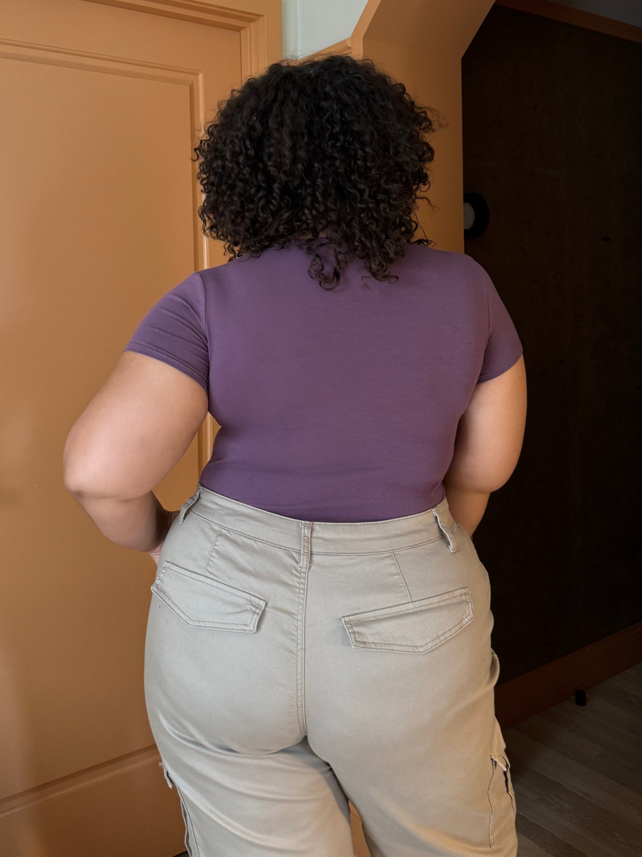 Plus Size Mini V-Cut Tee – 2020AVE