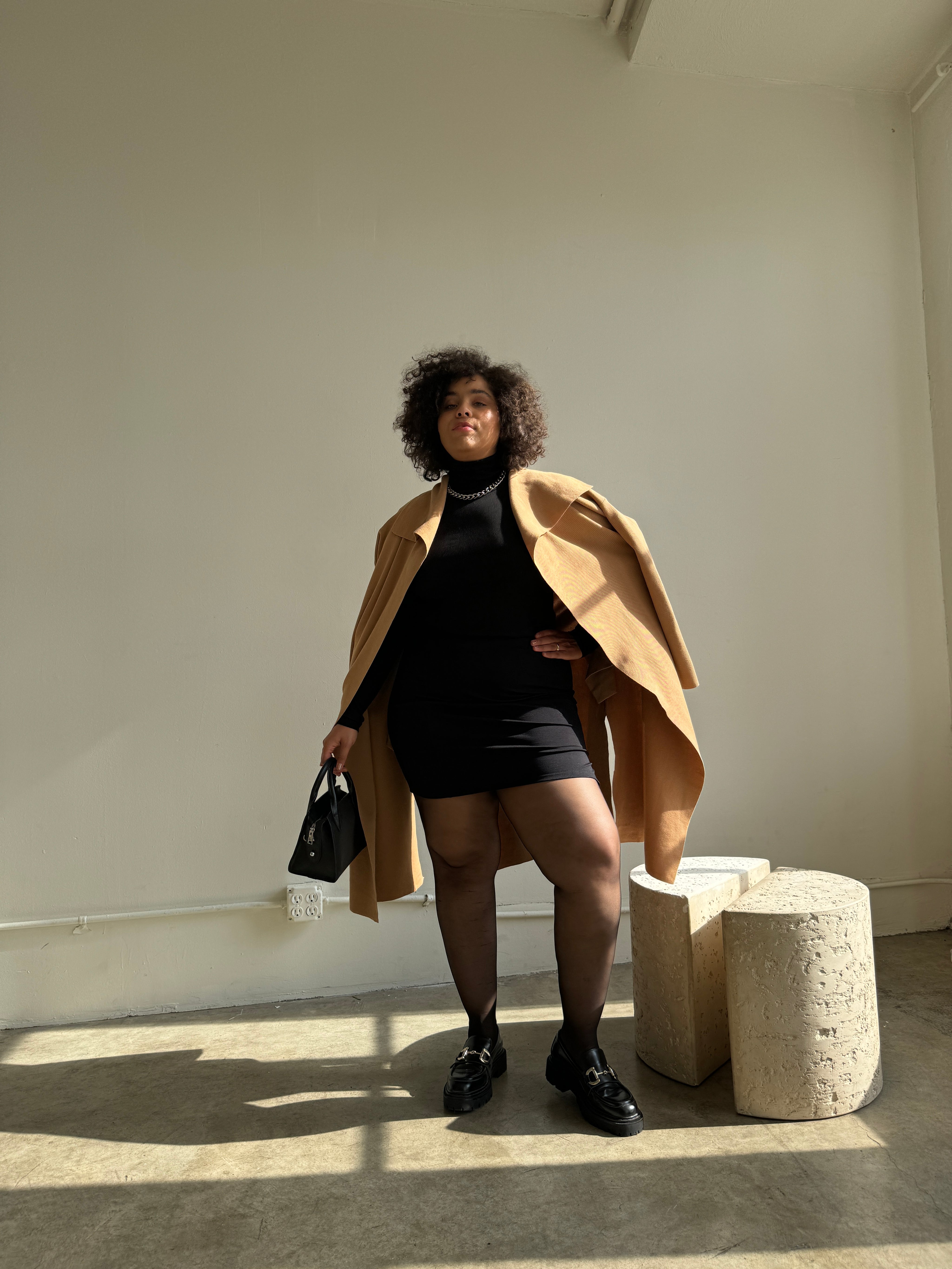 Plus Size Open Front Overcoat – 2020AVE