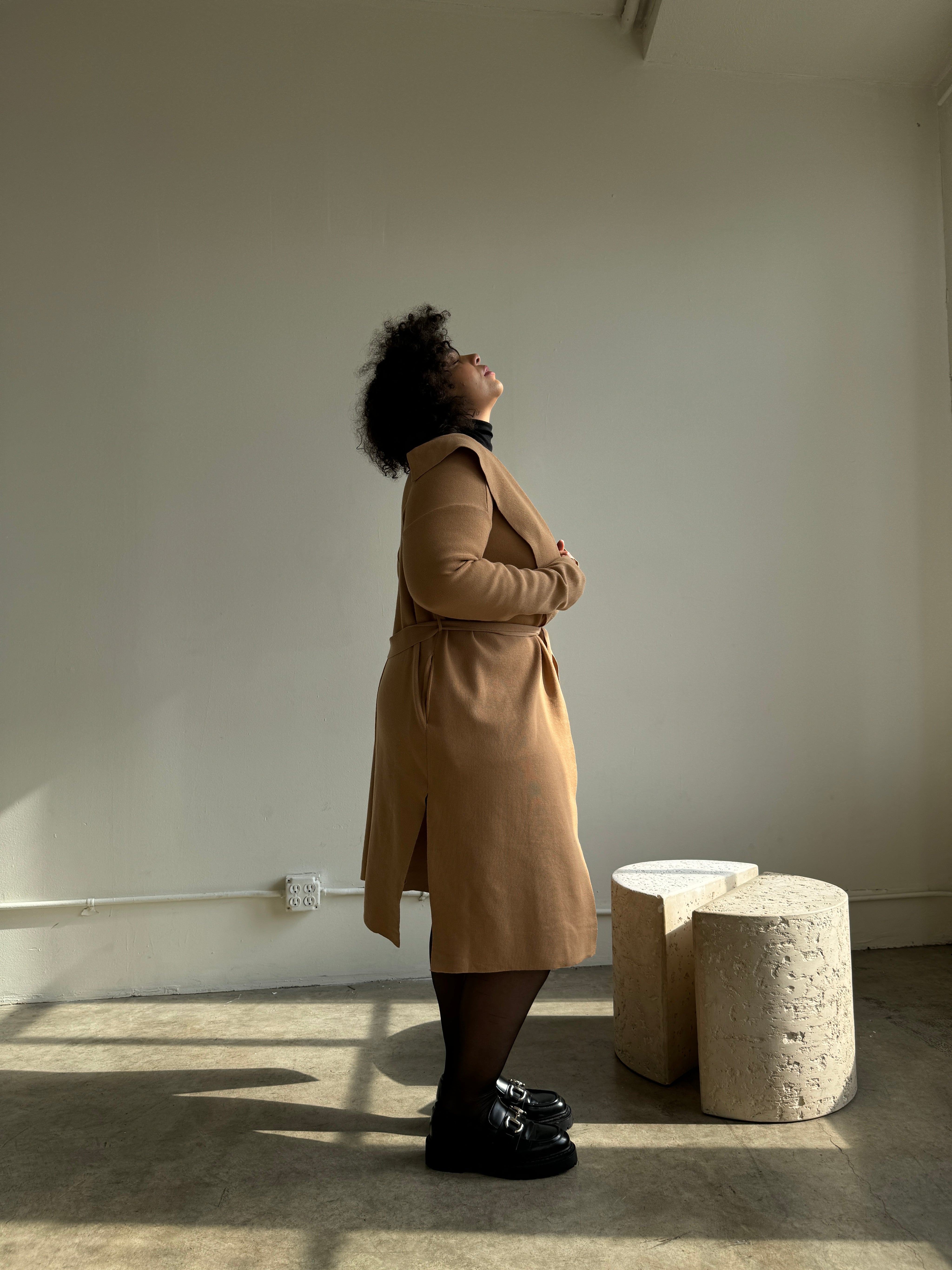 Plus Size Open Front Overcoat – 2020AVE