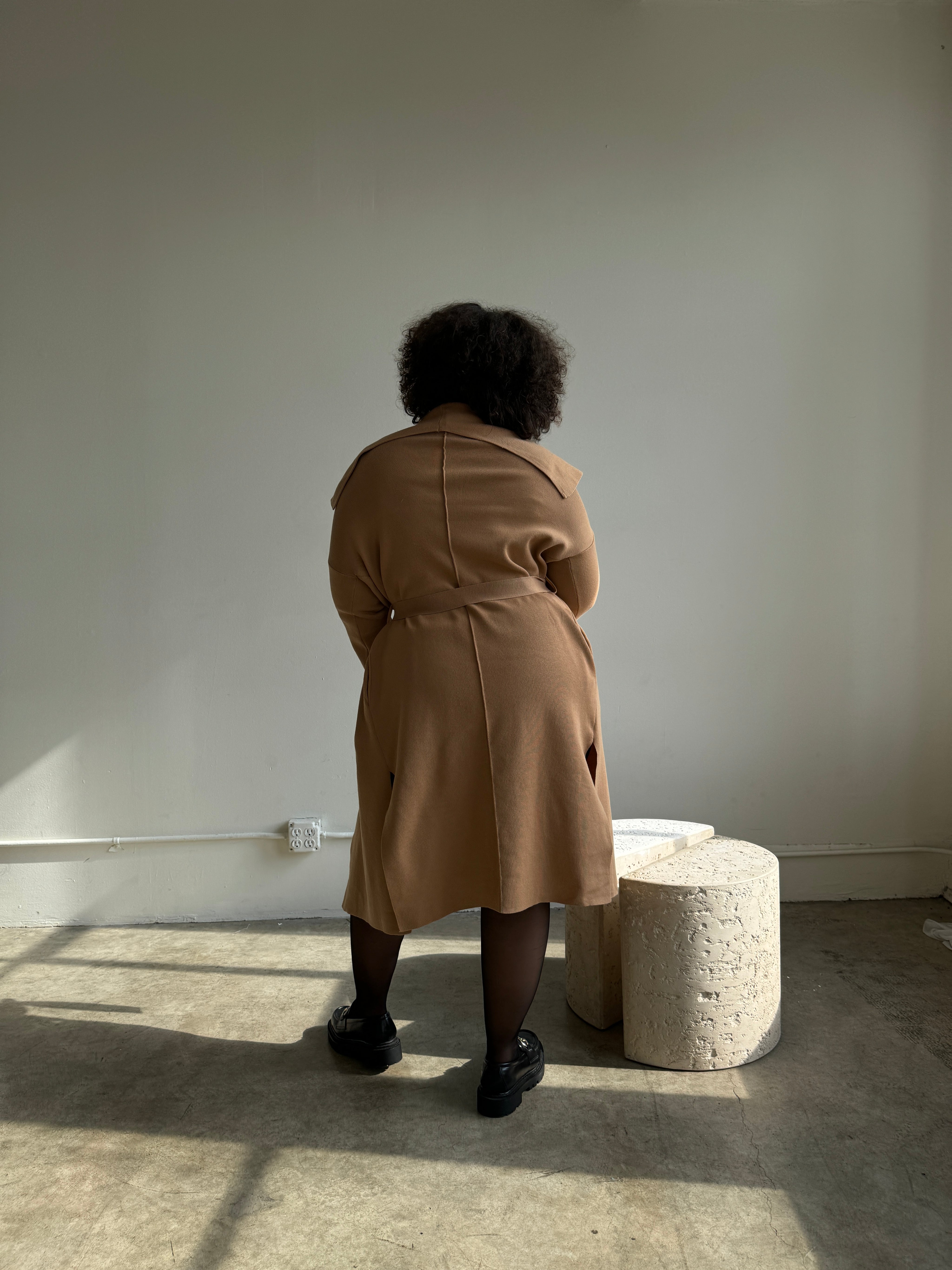 Plus Size Open Front Overcoat – 2020AVE