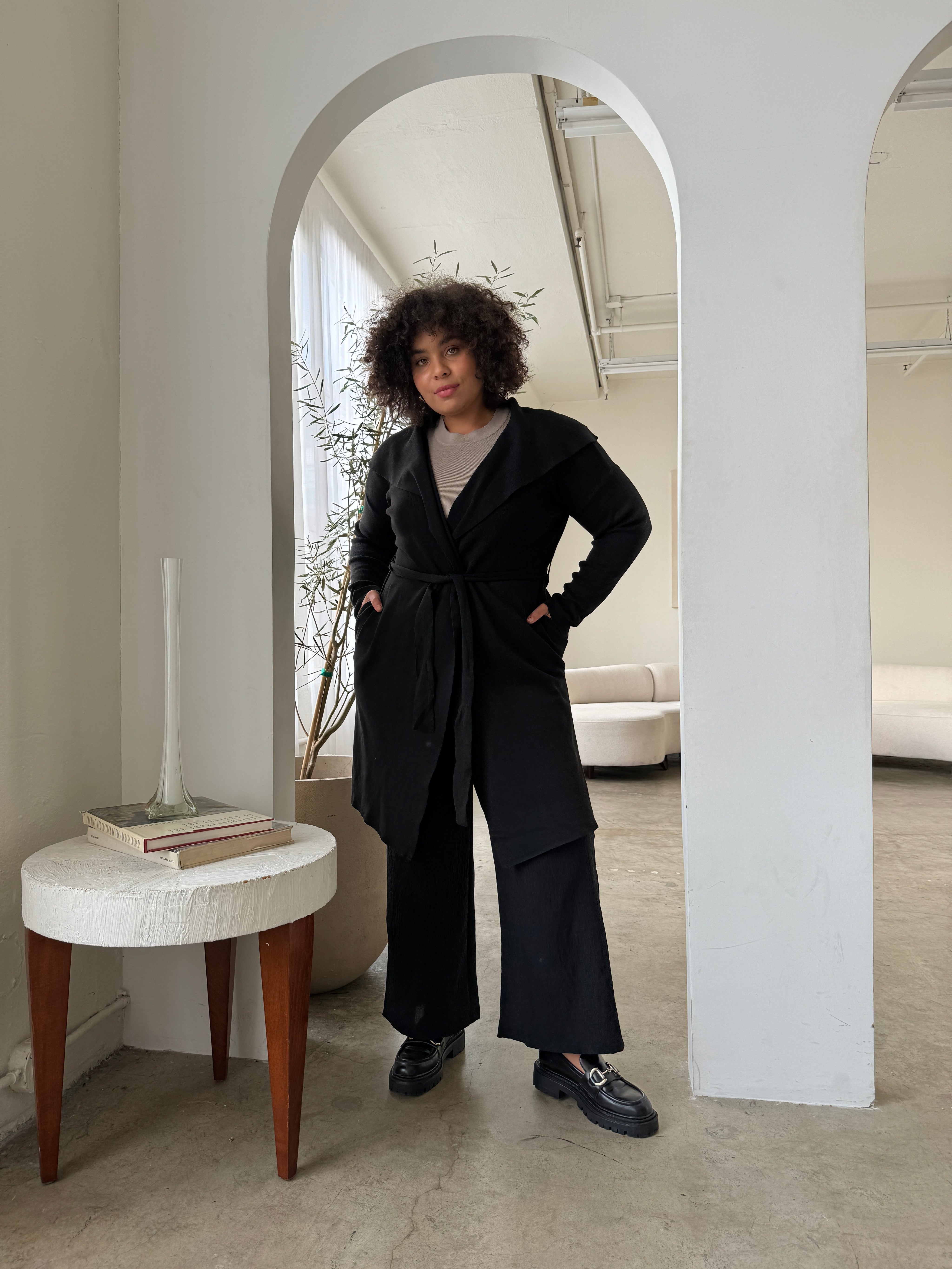 Plus Size Open Front Overcoat – 2020AVE