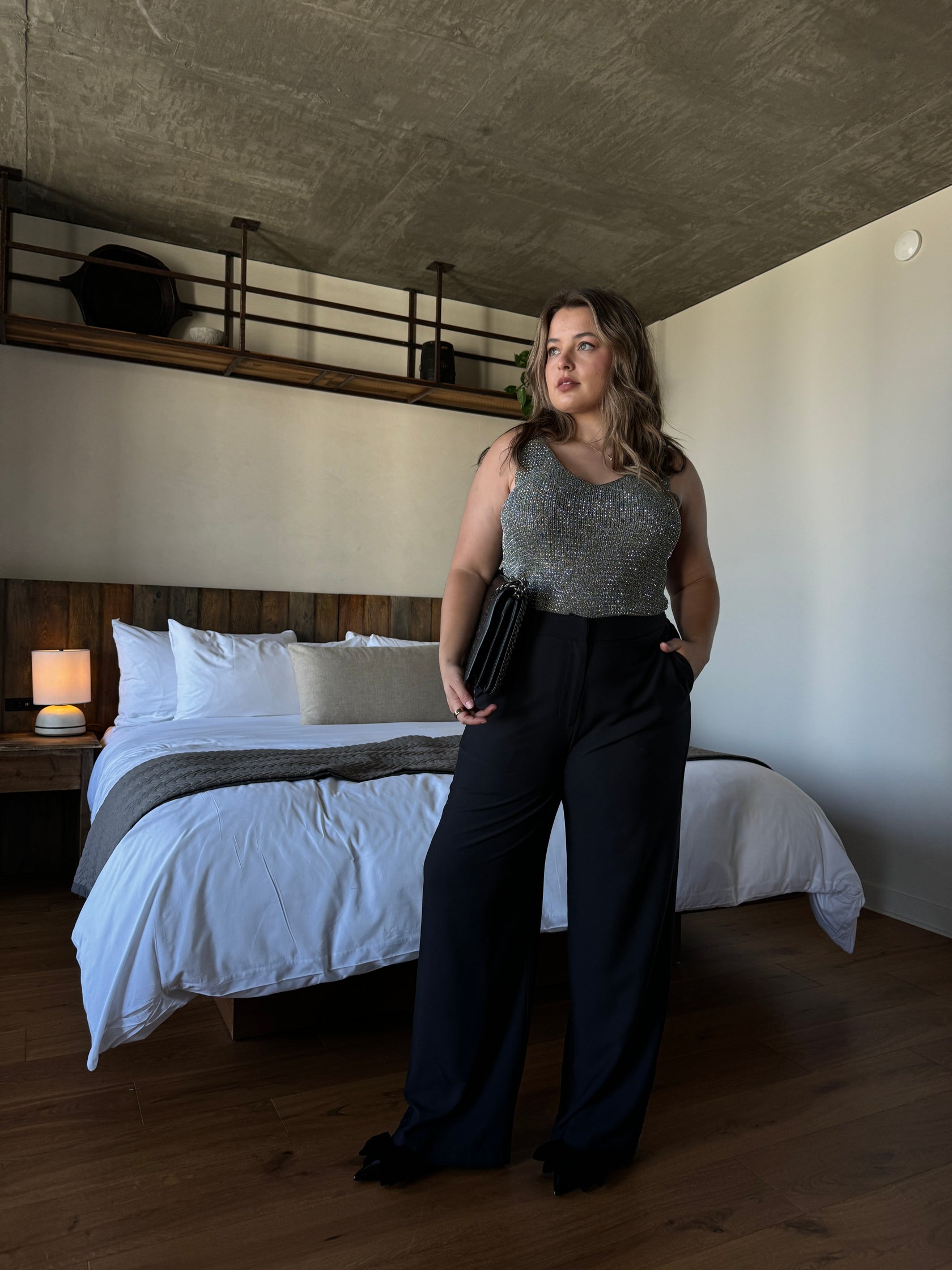 Plus Size Sleeveless Sparkle Top – 2020AVE