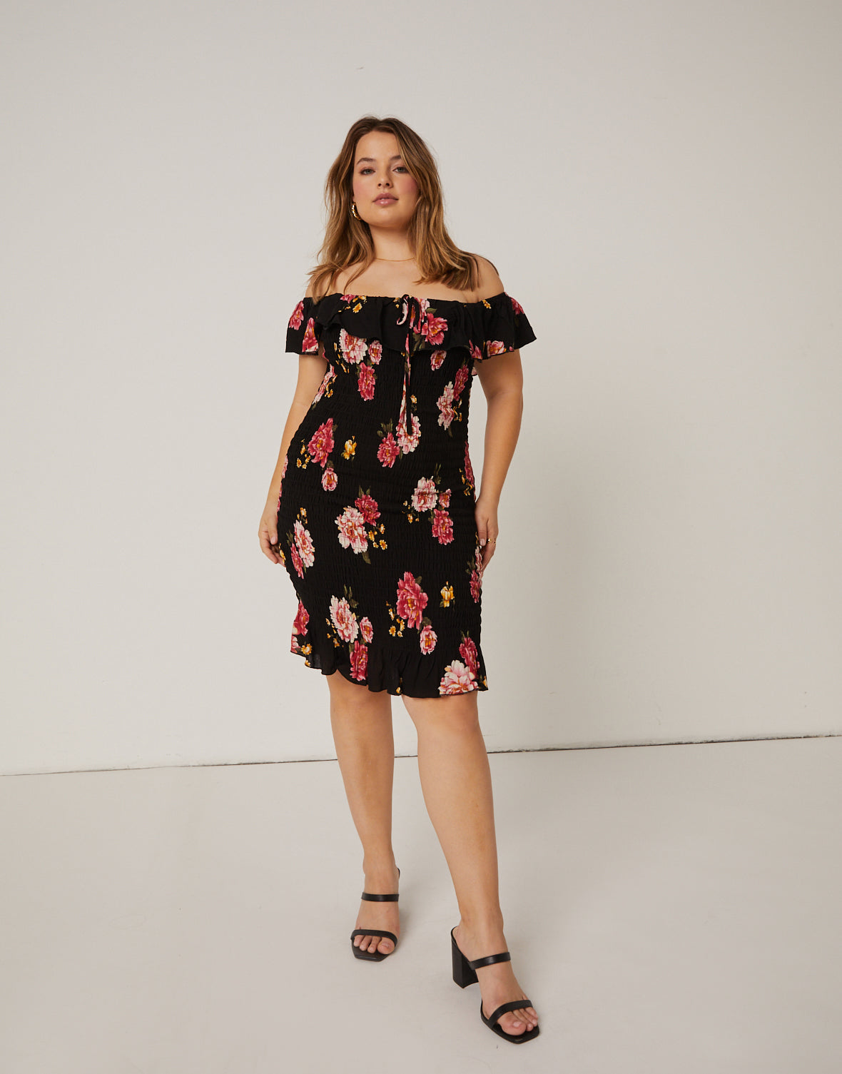 Plus Size Bodycon Smocked Sundress – 2020AVE