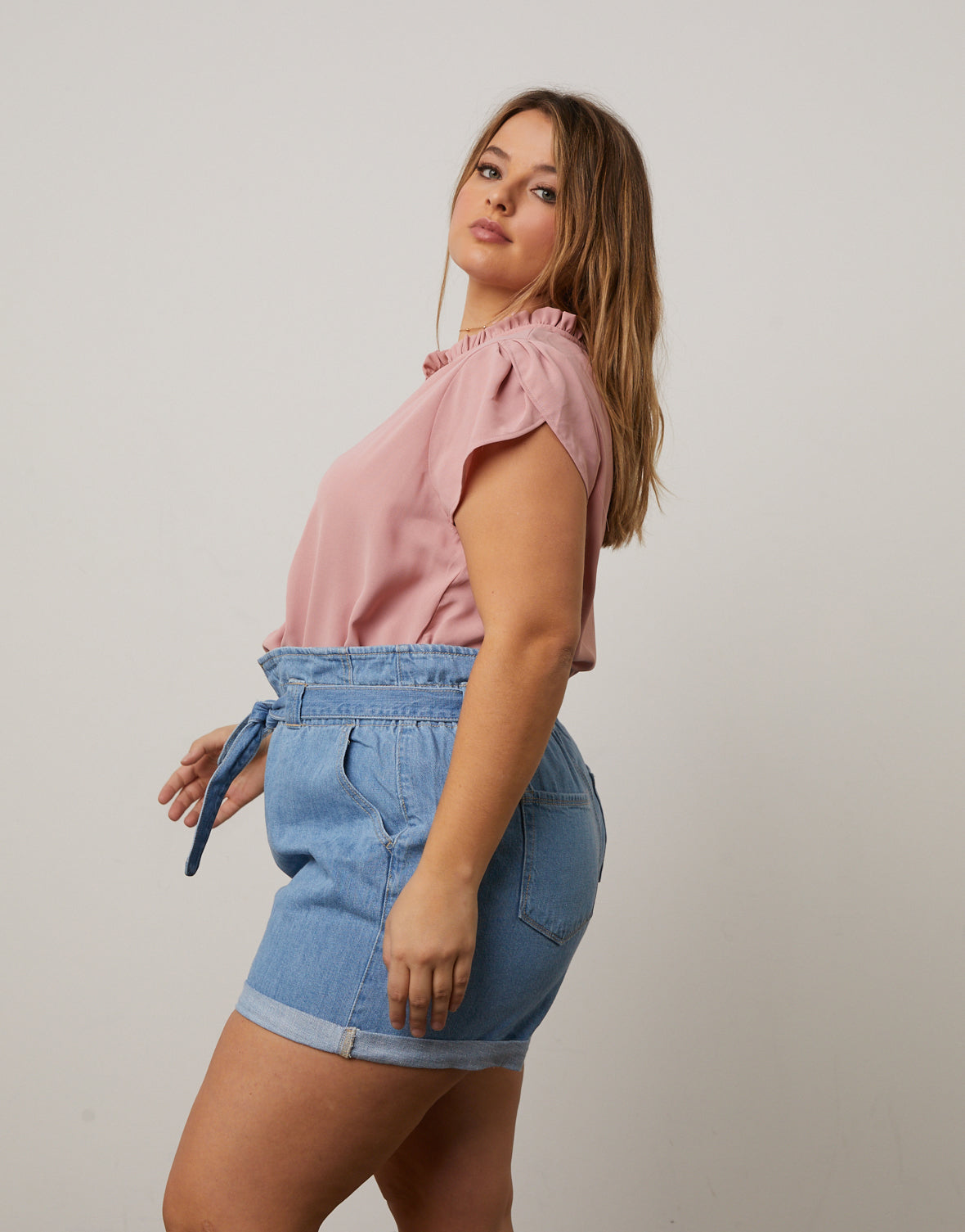 Plus Size Capped Sleeve Blouse – 2020AVE