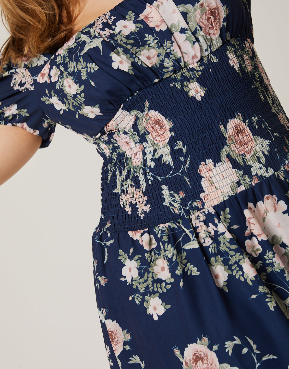 Plus Size Floral Baby Doll Dress – 2020AVE