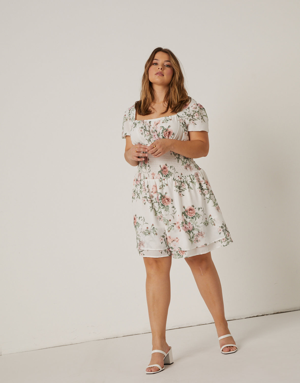 Plus Size Floral Baby Doll Dress – 2020AVE