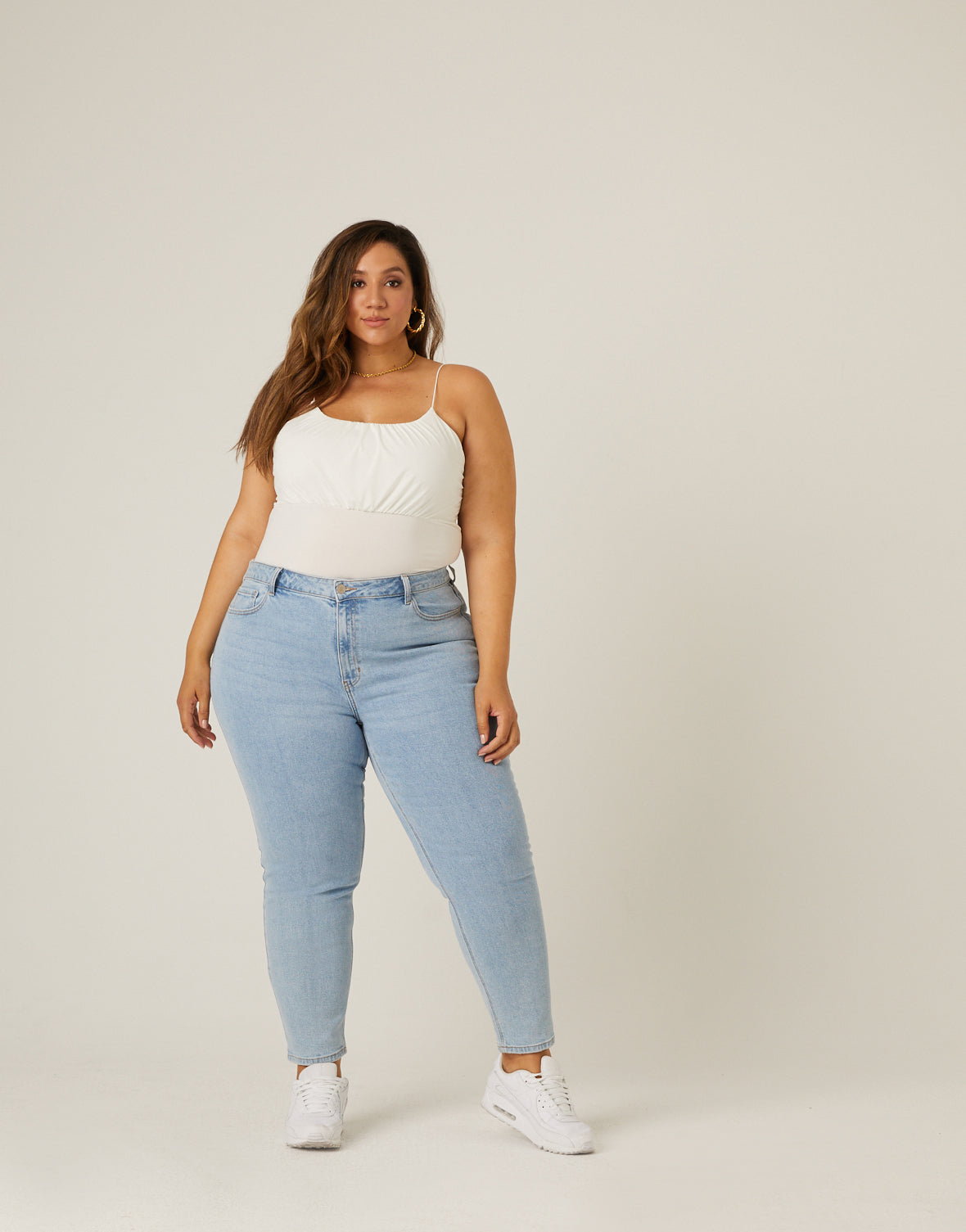 Plus Size High Rise Mom Jeans – 2020AVE