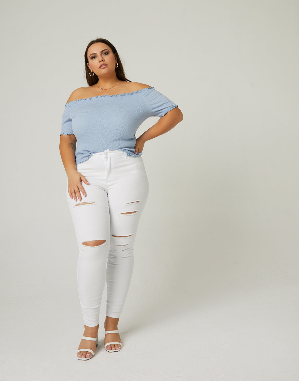Plus Size High Rise Skinny Jeans – 2020AVE
