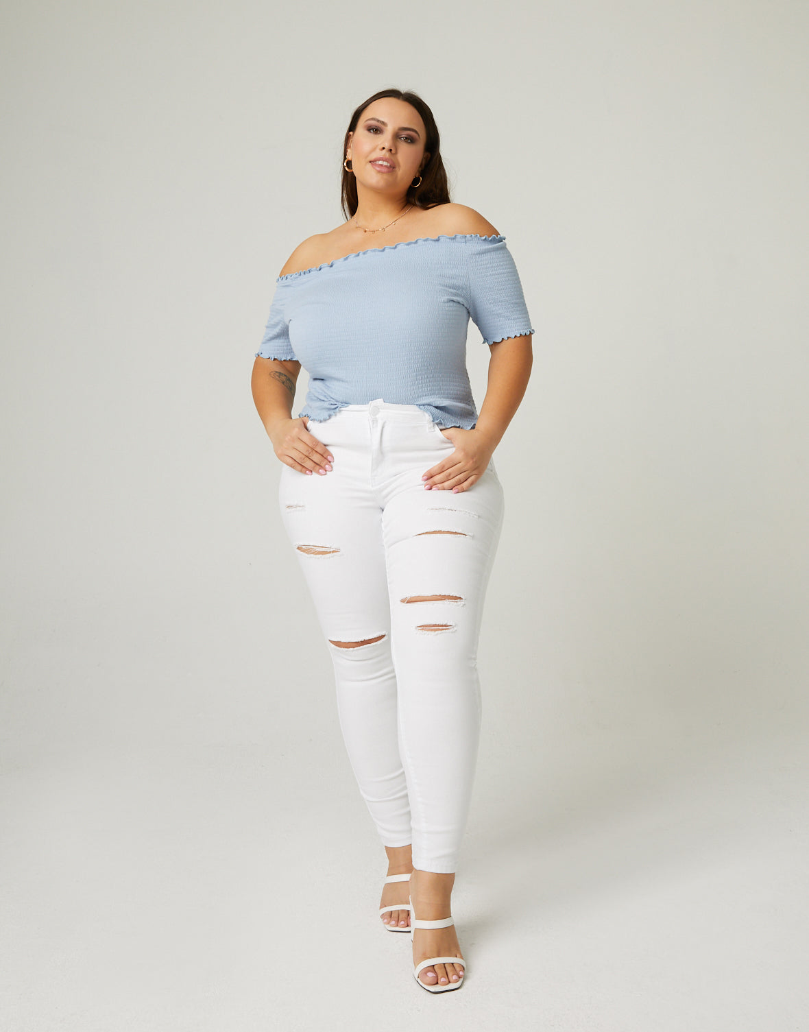 Plus Size High Rise Skinny Jeans – 2020AVE