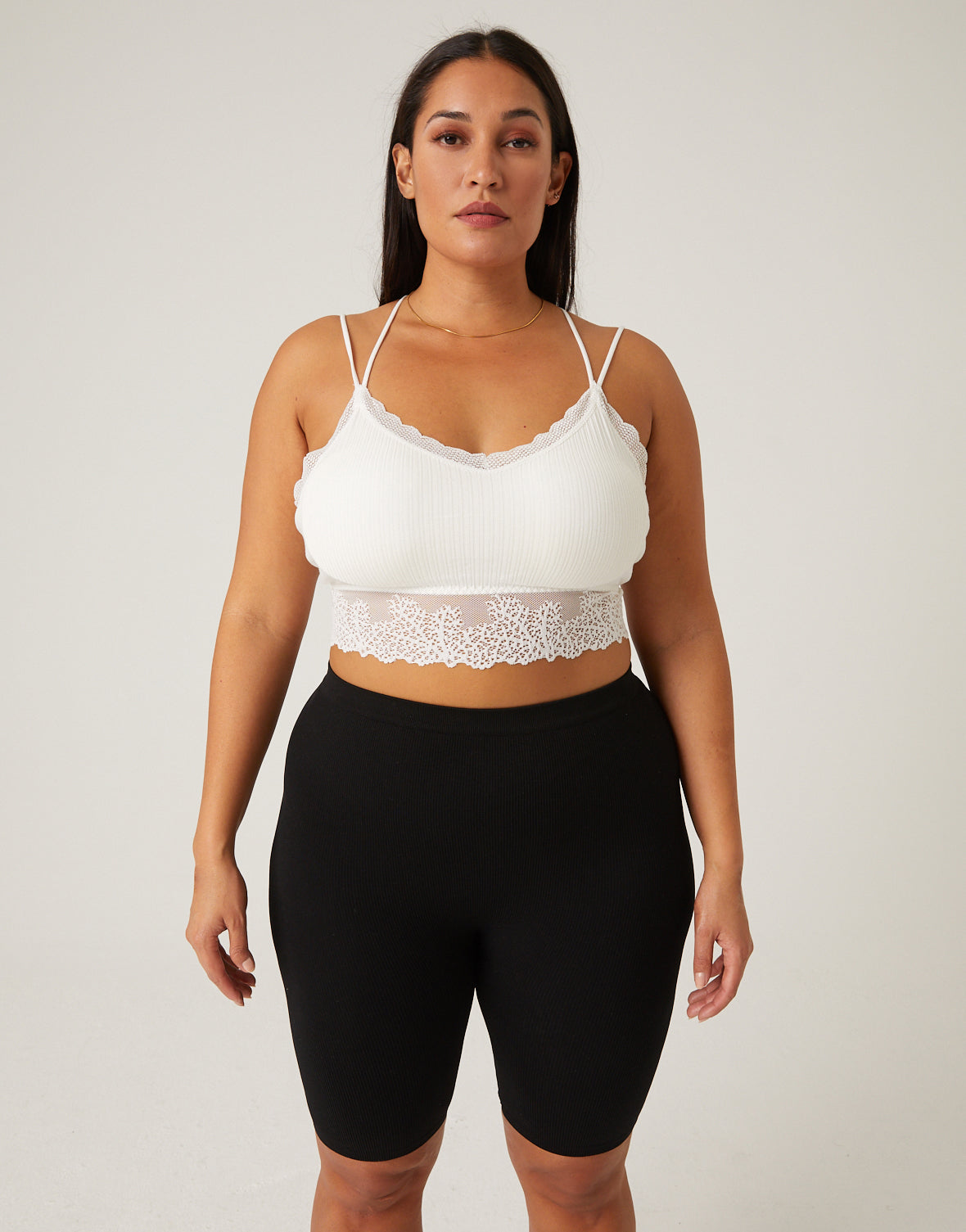 Plus Size Lacy Padded Bralette – 2020AVE