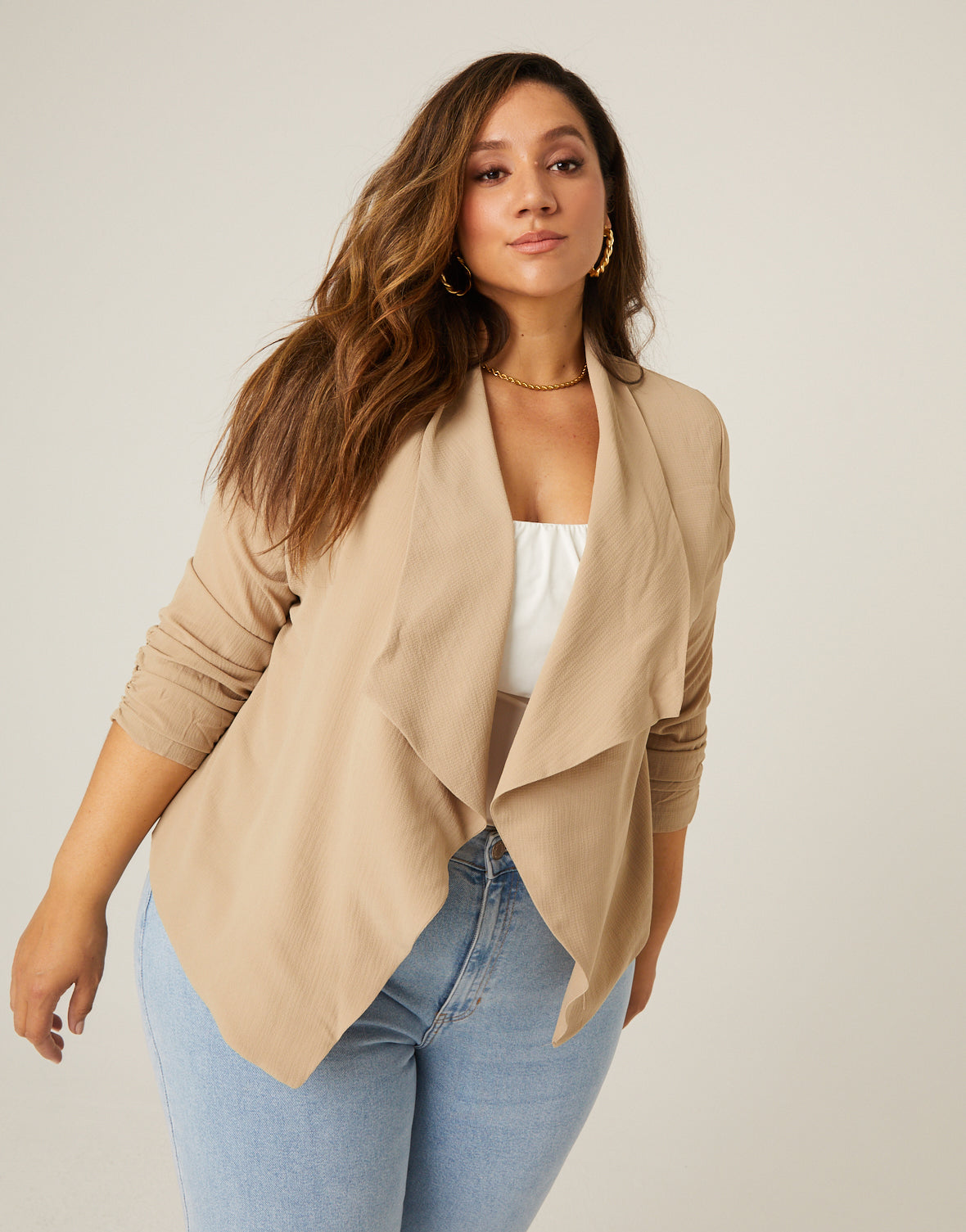 Plus Size Lauren Flowy Cardigan – 2020AVE