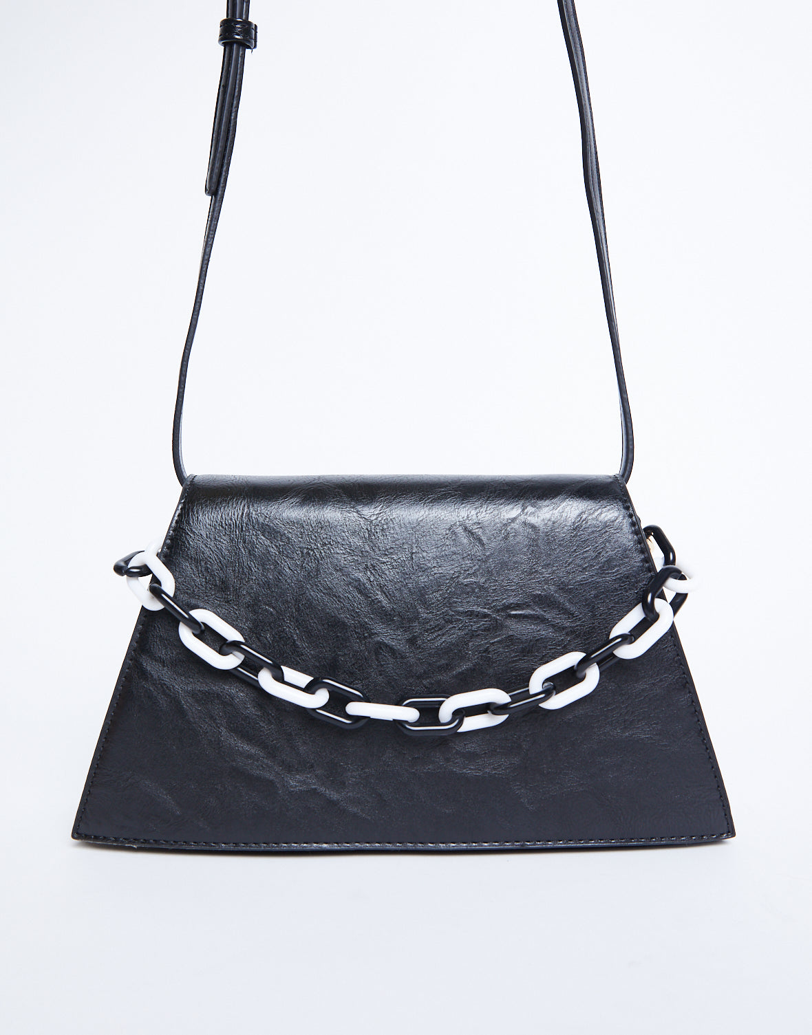 Faux Leather Trapezoid Bag – 2020AVE