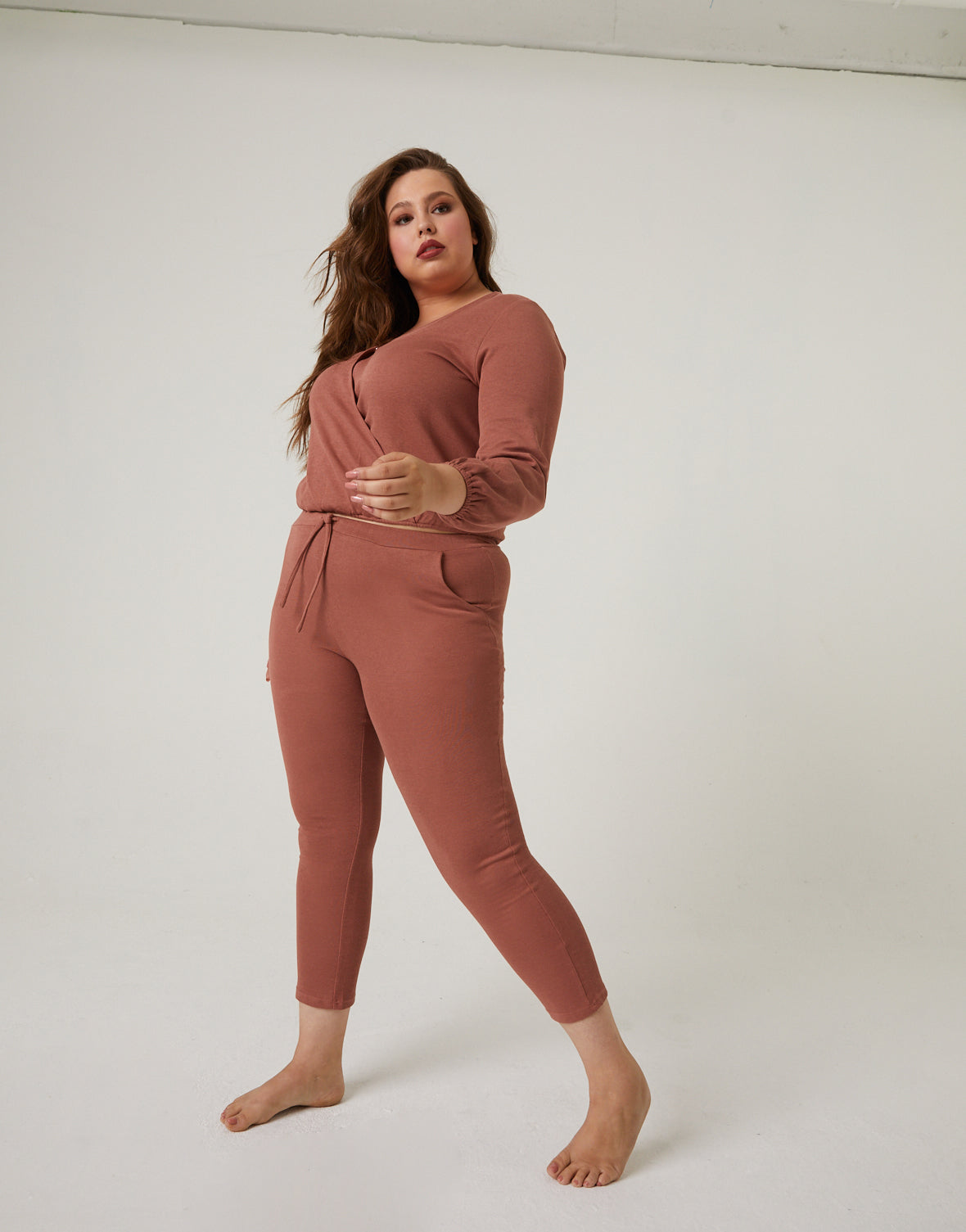 Plus Size Matching Lounge Set – 2020AVE