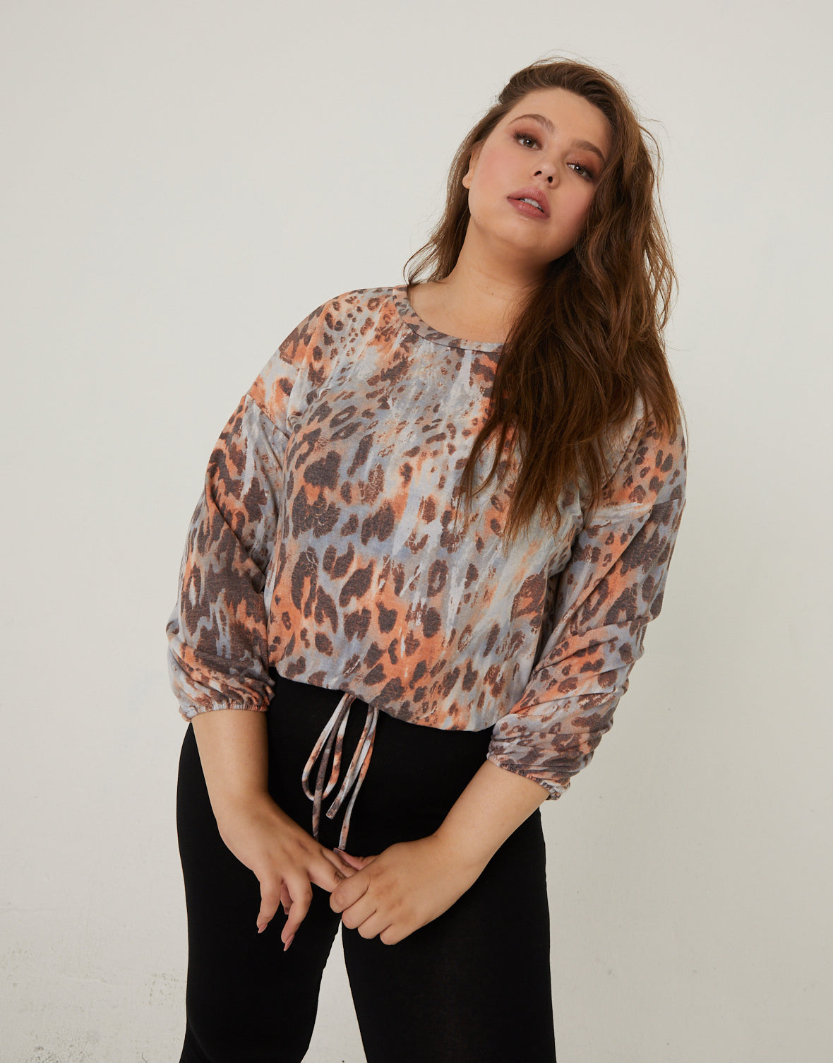 Plus Size Leopard Lounge Top – 2020AVE