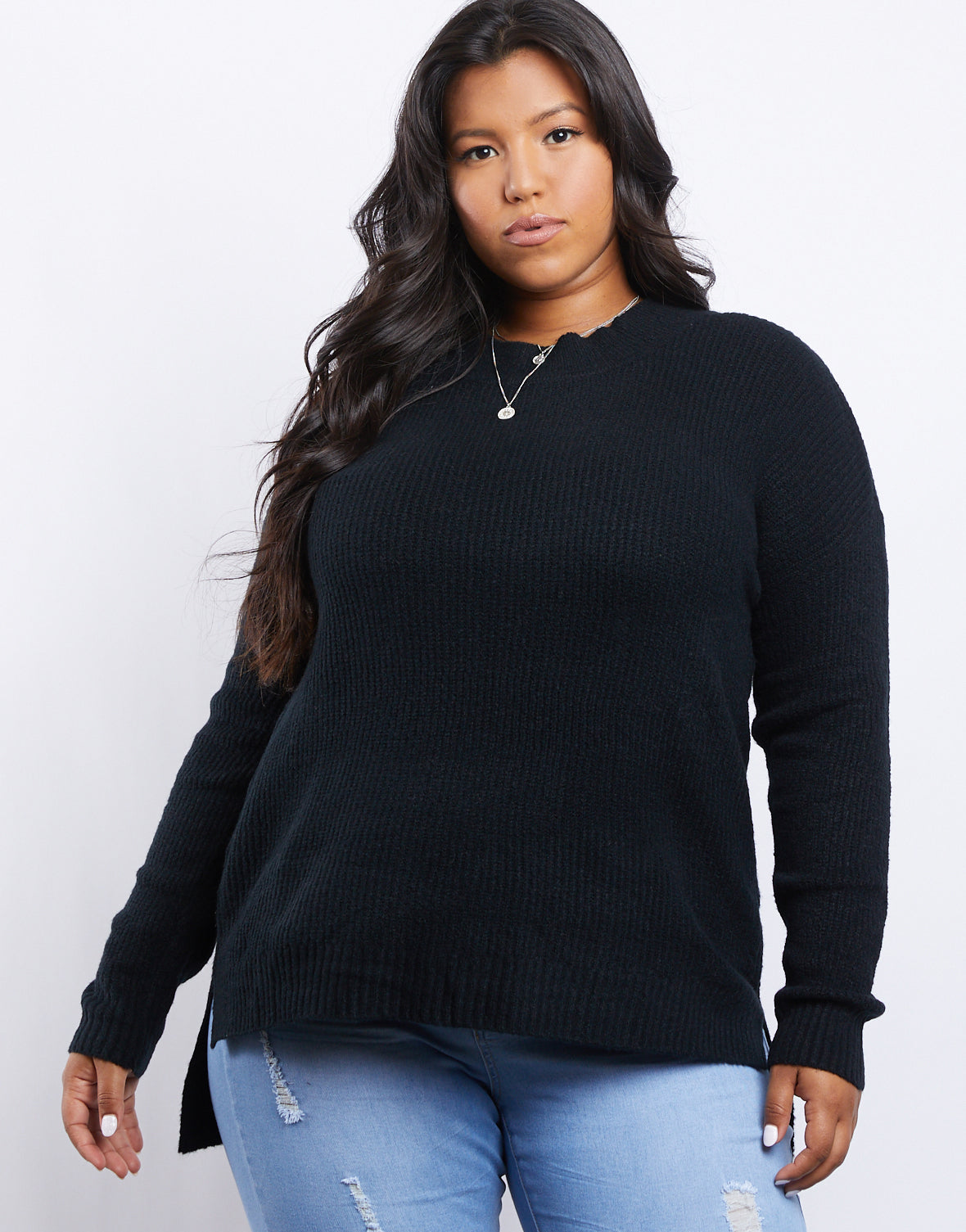 Plus Size Comfy Girl Sweater - plus size oversized sweaters – 2020AVE