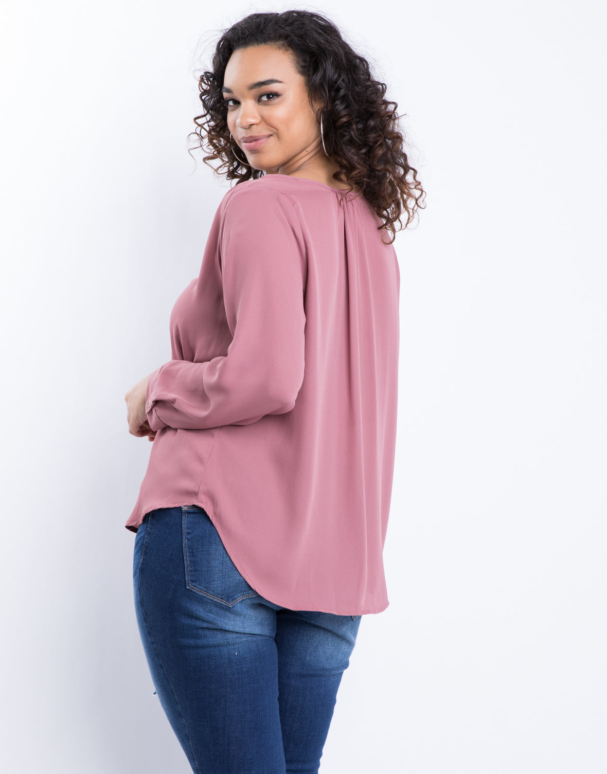 Plus Size Jasmine Flowy Blouse – 2020AVE
