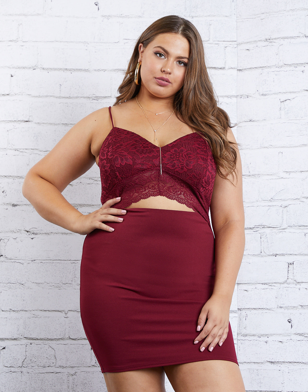 Plus Size Kailyn Open Front Dress – 2020AVE