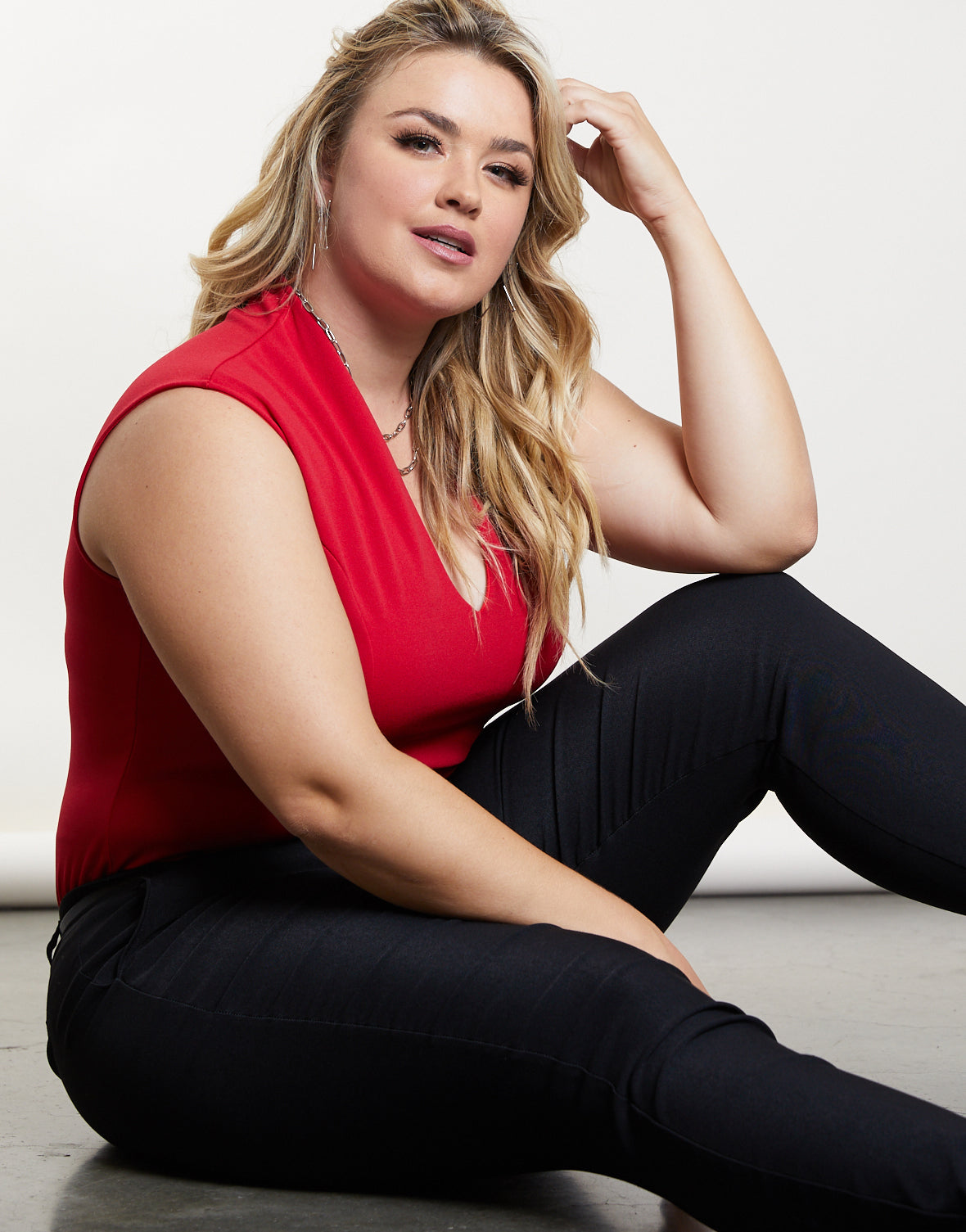 Plus Size Ruby Sleeveless Bodysuit - Plus Size Full Bodysuit – 2020AVE