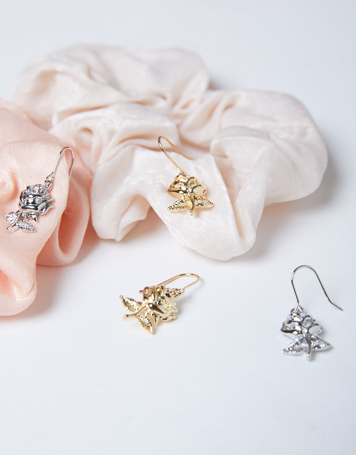 Rose Dangle Earrings - rose earrings dangle – 2020AVE